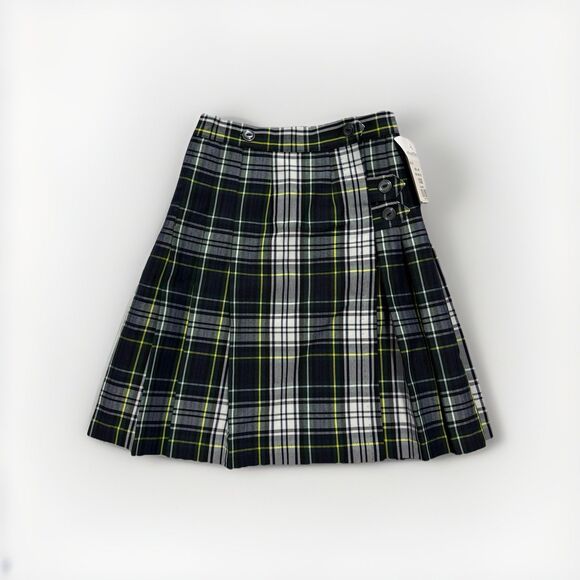Flynn & O'Hara | Skirts | Flynn Ohara Girls Sz X Navy White Plaid Wrap ...